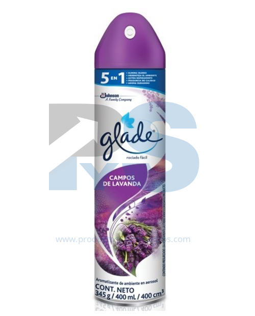 Ambientador Spray Glade * 400 ml Campos de Lavanda